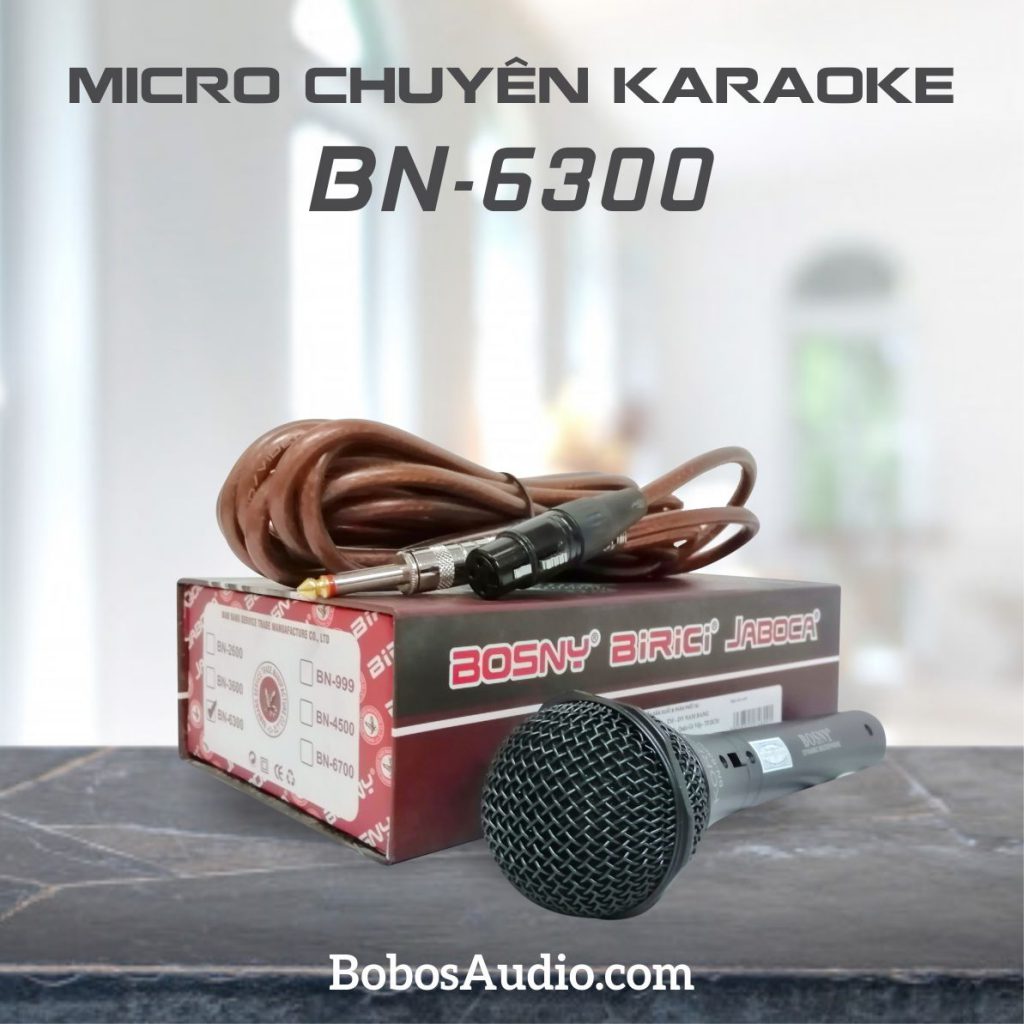 (BN-6300) Micro có dây JABOCA BN-6300 – BobosAudio.com